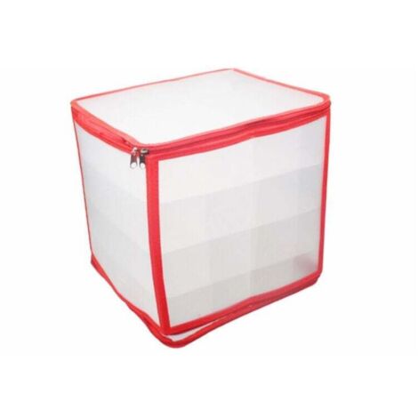 Christmas Ball Storage Box for 64 Balls - Transparent Plastic Christmas ...