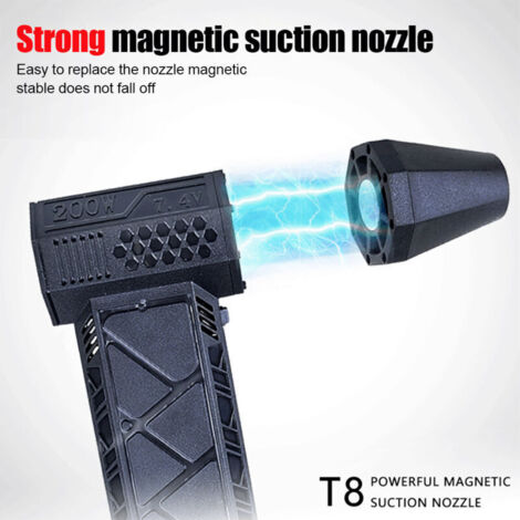 Electric compressed air dust blower, 130,000 rpm, adjustable speed ...