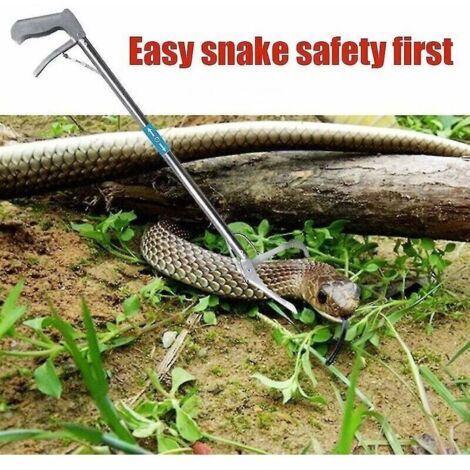 1m folding snake clips, reptile catcher stick, folding clamp, wide ...