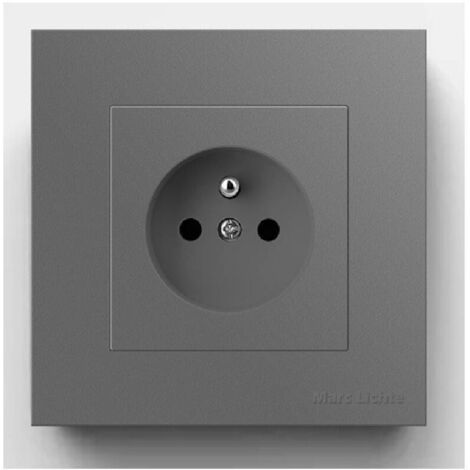 standard European sockets, French sockets, with grey decorative panels ...