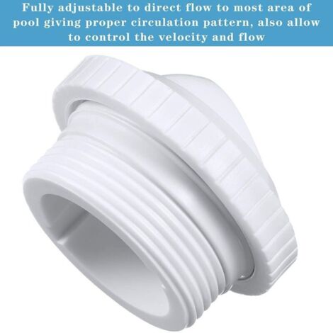 pcs Above Ground Pool Return Nozzle, Swivel Pool Nozzle, Replaceable ...