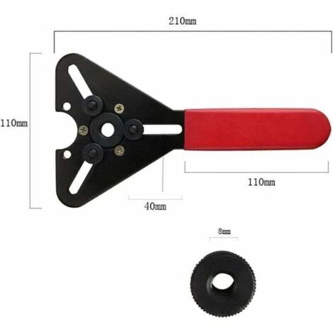 Air conditioning compressor clutch removal tool kit, air conditioner ...