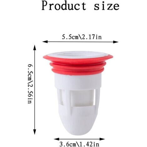 Anti-odor silicone floor drain siphon, prevents backflow of drainage ...