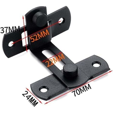 Large 90-degree right-angle door strike plate, curved lock, sliding ...