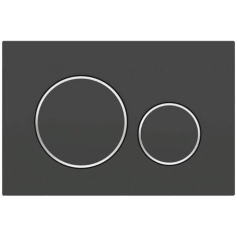 For Geberit Sigma20 dual flush flush plate: matte black lacquered, easy ...