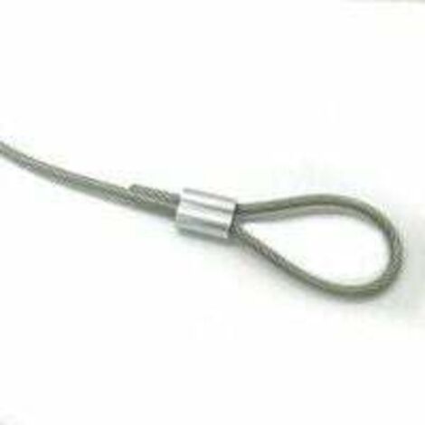 20x aluminum crimp sleeve with double ferrule, 6.0 mm aluminum ferrule ...