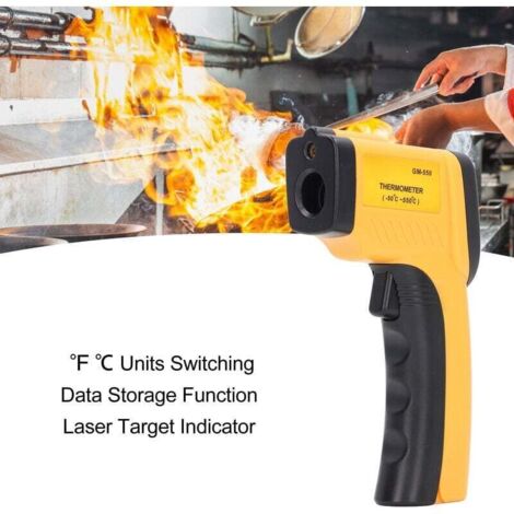 Infrared Thermometer, Non-Contact Laser Thermometer, Infrared ...