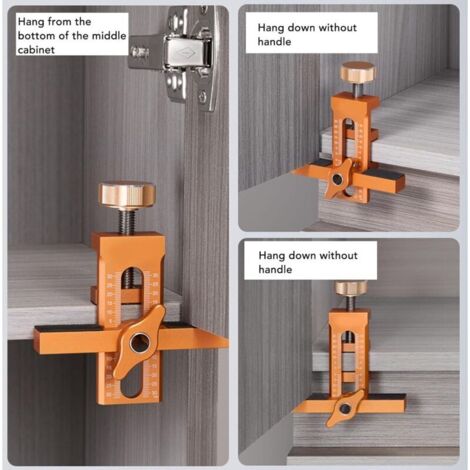 Aluminum Alloy Cabinet Door Leveler with 7-40mm Thickness Clamping ...