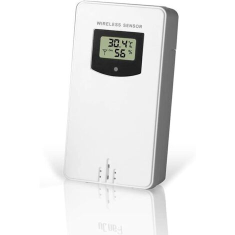 Weather Station Accessories, Wireless Sensor Probe Outdoor Temperature ...