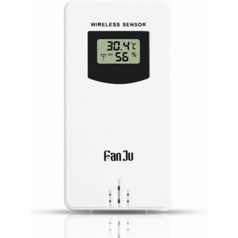 Weather Station Accessories, Wireless Sensor Probe Outdoor Temperature ...
