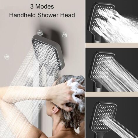 Shower Column, Shower Set with 50cm Height-Adjustable Shower Rail ...