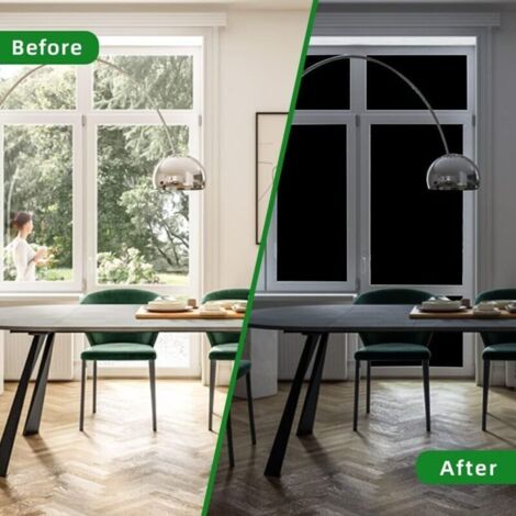Total blackout window film, blackout window film, 100% light blocking ...