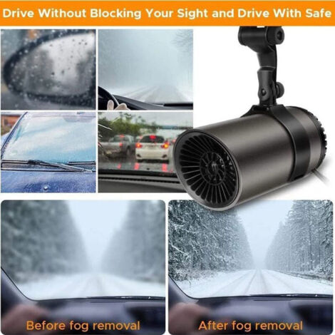 Portable car heater, car defroster, fast heating and cooling fan, mini ...
