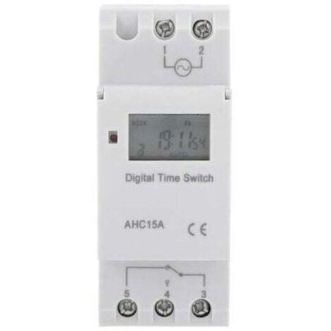 LCD Timer, Weekly Electric Digital Timer Switch, 15A (220V)