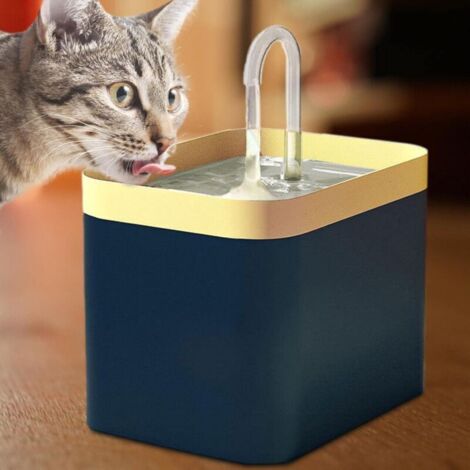 Cat water fountain - Ultra quiet - 1.5 l - Refillable water fountain ...