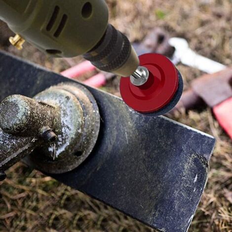 4-Piece Universal Lawnmower Blade Sharpener Set, Lawnmower Sharpener ...