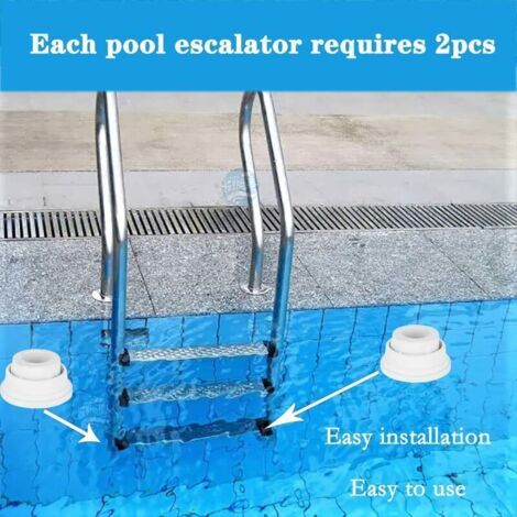 Pool escalator rubber plug for pool ladder bumper plug set of 2 pieces ...