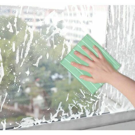 Set of 6 Bamboo Microfiber Cloths - Clean and polish all smooth and ...