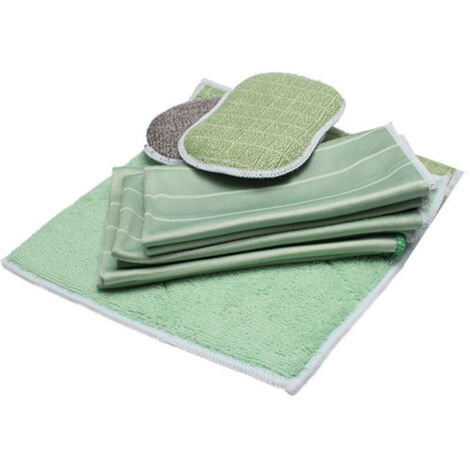 Set of 6 Bamboo Microfiber Cloths - Clean and polish all smooth and ...