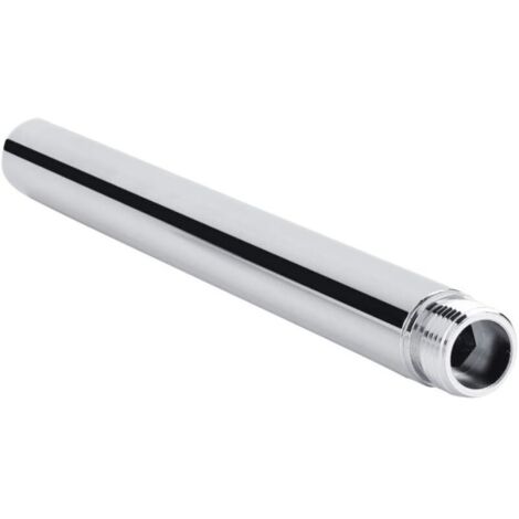 Stainless Steel Shower Arm Extension, 20cm Shower Extension Tube, Round ...