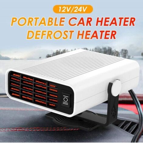 Car fan heater, 12V 200W, fast heating and defrosting, 360-degree ...