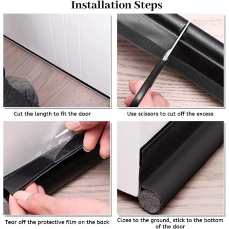 Door Bottom Seal, Door Bottom Door Seal, Detachable Door Draft Stopper ...