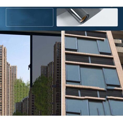 Transparent one-way window film, anti-glare, blackout and thermal ...
