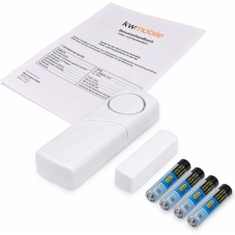Door and Window Alarm - 4x Wireless Intrusion Alarm Pack - Home ...