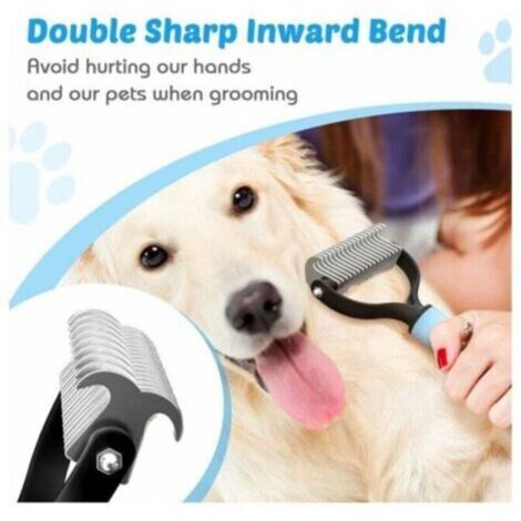 Professional dog brush - long bristle brush for dogs and cats, anti ...