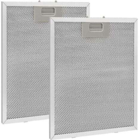 2-Piece Metal Grease Filter for Cooker Hood 320x260mm, Mesh Filter ...