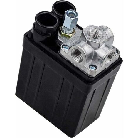 Air Compressor Pressure Switch with 4 Outlets 90-120 PSI 240V Pressure ...