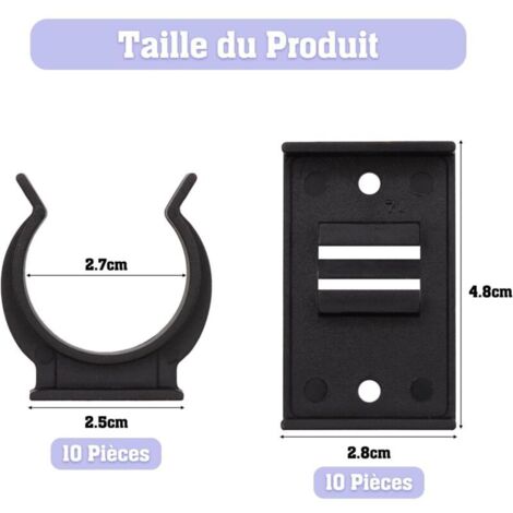 Set of 10 kitchen base fixing clips, sturdy support for furniture ...