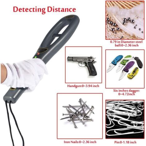 Metal Detector, Handheld Metal Detector with High Sensitivity for ...