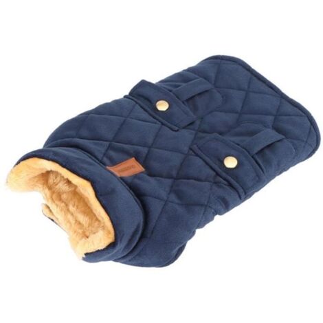 Winter coat for dogs - Warm, windproof, comfortable jacket - Blue - Not ...