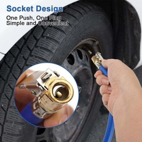 Tire Inflator Extension Tube, 2 Pieces Car Tire Inflation Hose, Tire ...