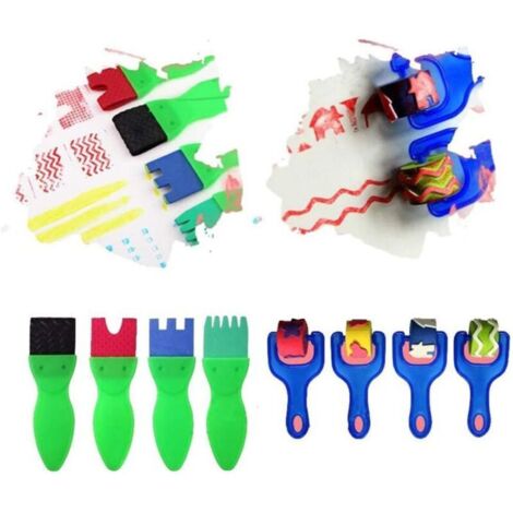 Painting Kits, 47 Pcs Children's Paint Brushes, Children's Drawing Tool Set