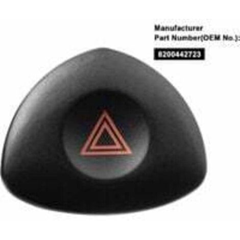 Warning button for Clio 2, hazard lights, warning button for Clio MK 2 ...