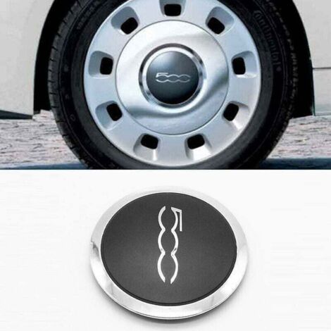 133mm wheel trim for Fiat 500 - Wheel center cap, silver colour,