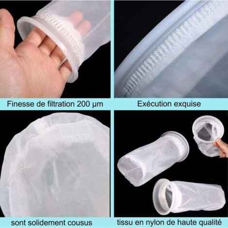 2-Piece Nylon IBC Filter Set, IBC Rainwater Filter Lid, Washable ...