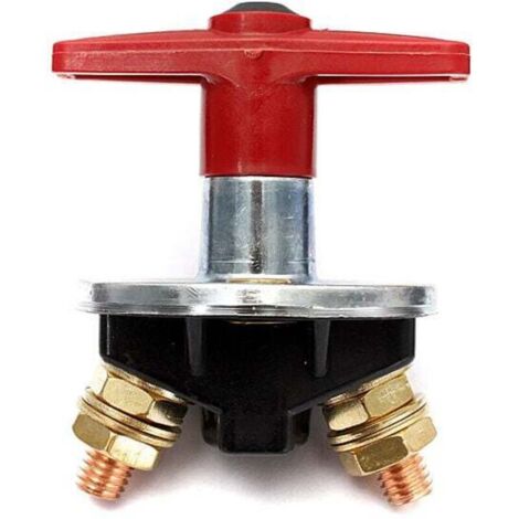 200 Amp Fixed Key Battery Isolator, Cut-Off Switch, 12V/24V Heavy Duty ...