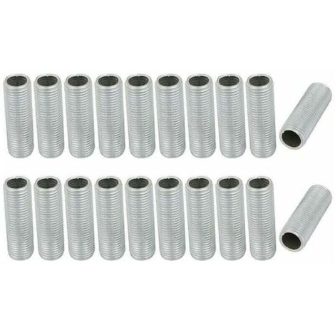 Lamp Tube Nipple M10 Thread 30mm Surface Length Hollow Threaded Rod for ...