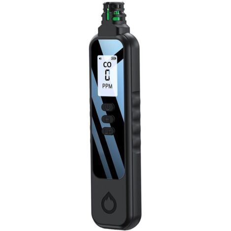 High-sensitivity gas detector with backlit LCD screen, portable gas ...