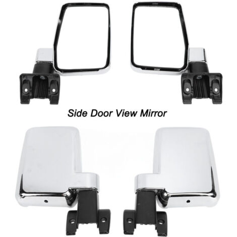 Replacement left and right wing mirrors for Land Cruiser 60 and 70 Series.