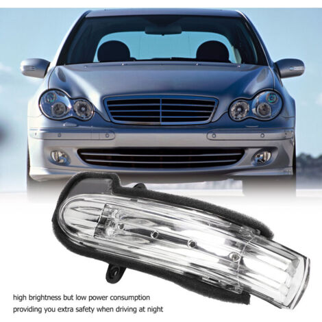 Waterproof LED turn signals for right-hand side mirror (Mercedes-Benz C ...