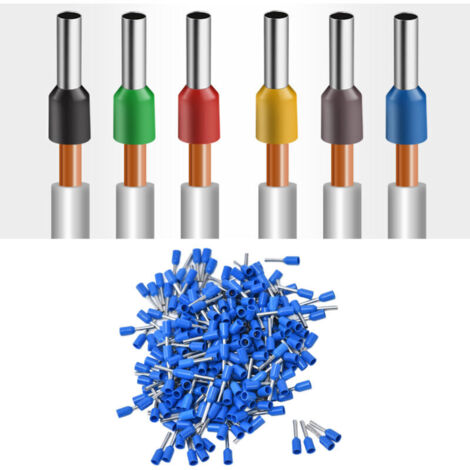 1000 Pcs Insulated Crimp Terminals for Electrical Pins 20 AWG Cord End ...