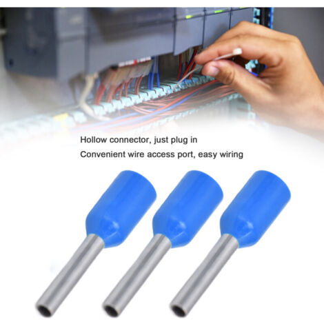 1000 Pcs Insulated Crimp Terminals for Electrical Pins 20 AWG Cord End ...