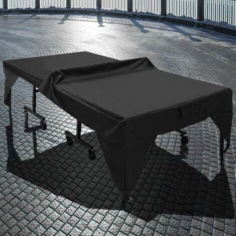 Waterproof and dustproof protective cover for ping-pong table, black ...