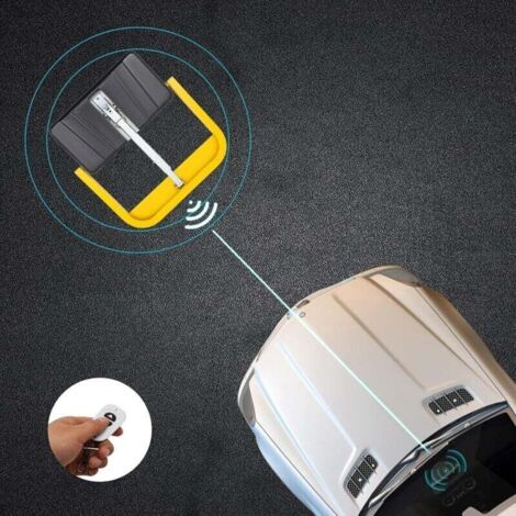 Parking Lock with 2 Remote Controls, Automatic Parking Barrier, 25 ...