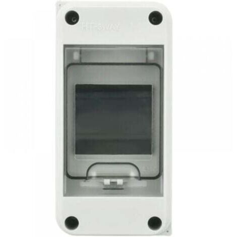 IP65 Outdoor Waterproof Electrical Enclosure, 3 Modules, ABS Plastic ...