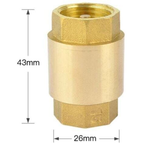 High-quality, rust-resistant, leak-proof 1/2-inch brass check valve for ...